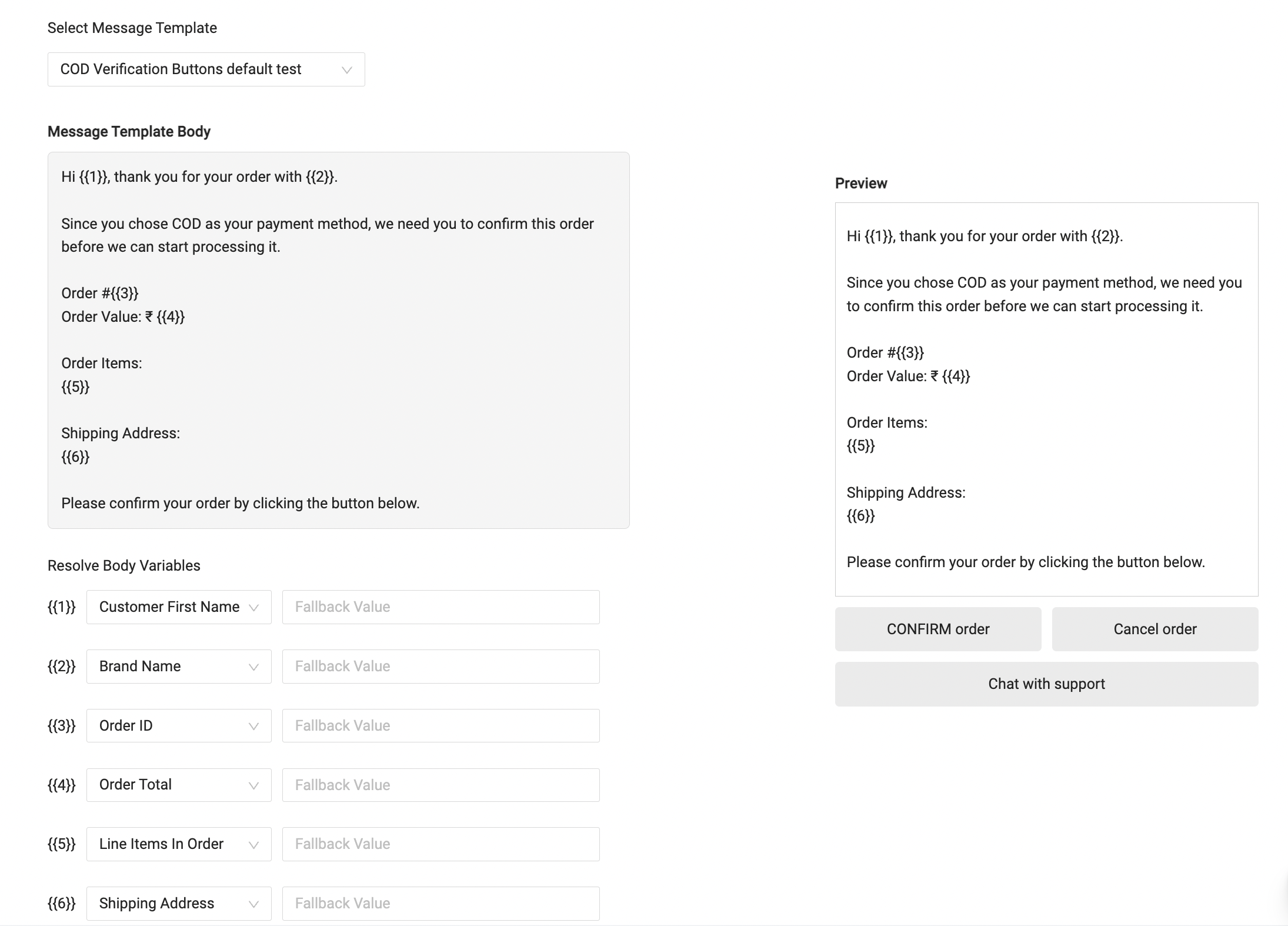 How to send Automated COD Order verification messages via WhatsApp